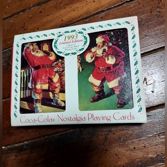 Coca Cola | Games | Vintage Cocacola Santa Playing Cards | Poshmark